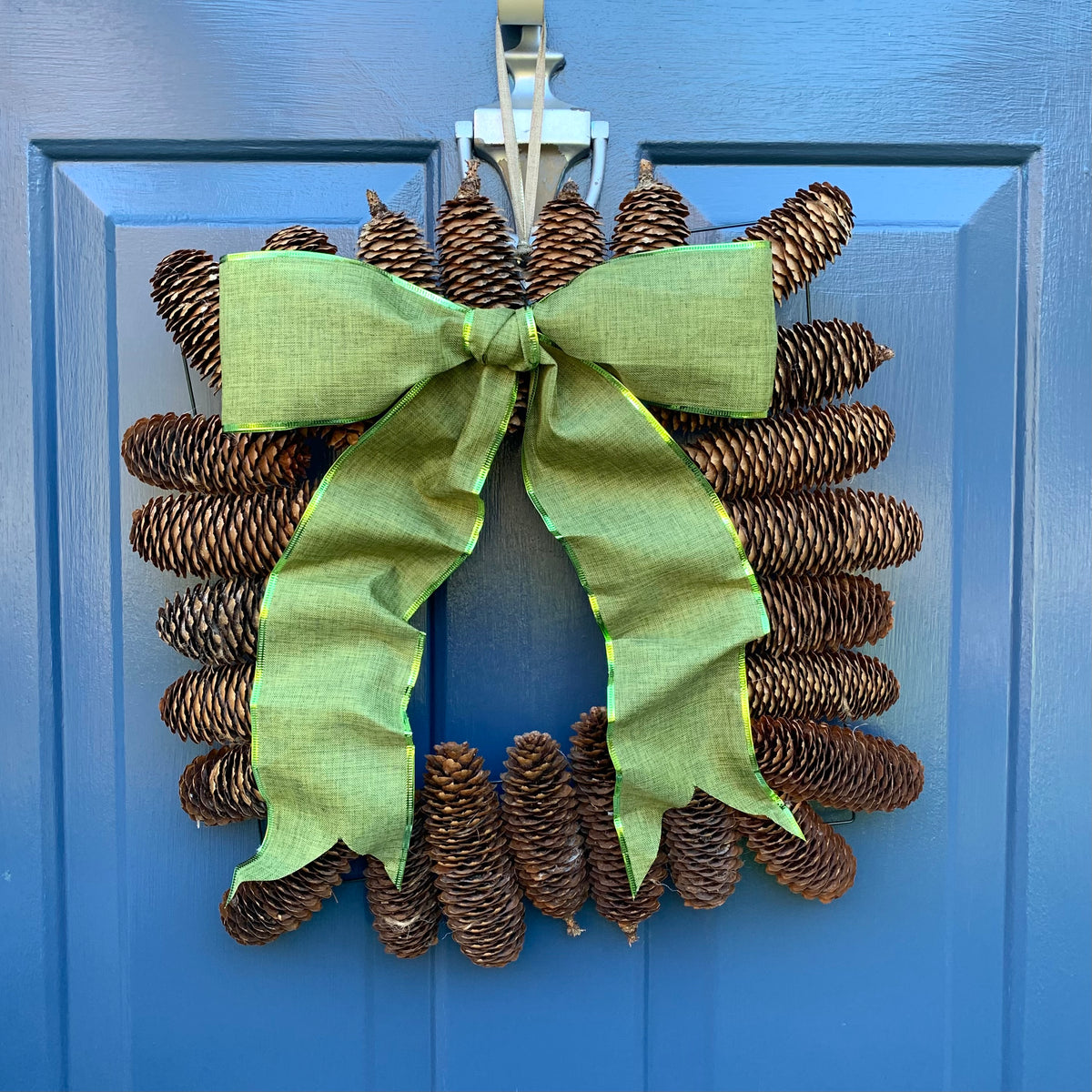 Pinecone Wreath – Beach Cottage Living - Cape Cod